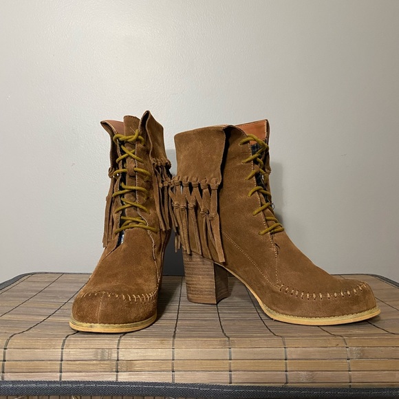 Sbicca | Shoes | Sbicca Vintage Collection Wagonbrown Suede Leather ...